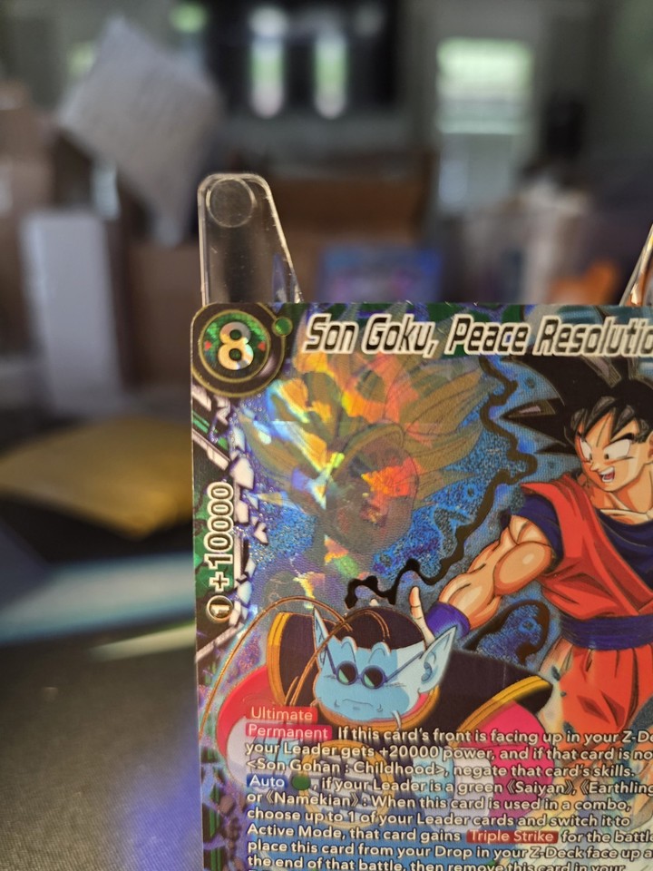 Dragon Ball Super TCG Son Goku, Peace Resolution BT21-148 SCR NM Secret ...