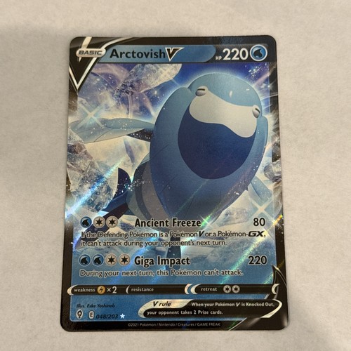 Pokémon TCG - Arctovish V Evolving Skies 048/203 Holo Rare V | eBay