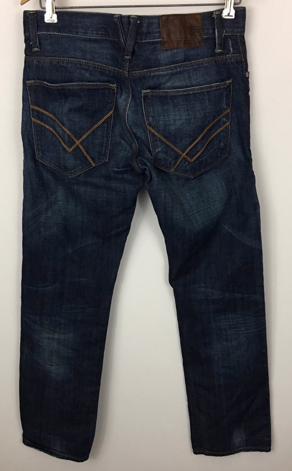 Men's William Rast Jeans Straight Leg Button Fly Jeans Size 30" x 30 ...