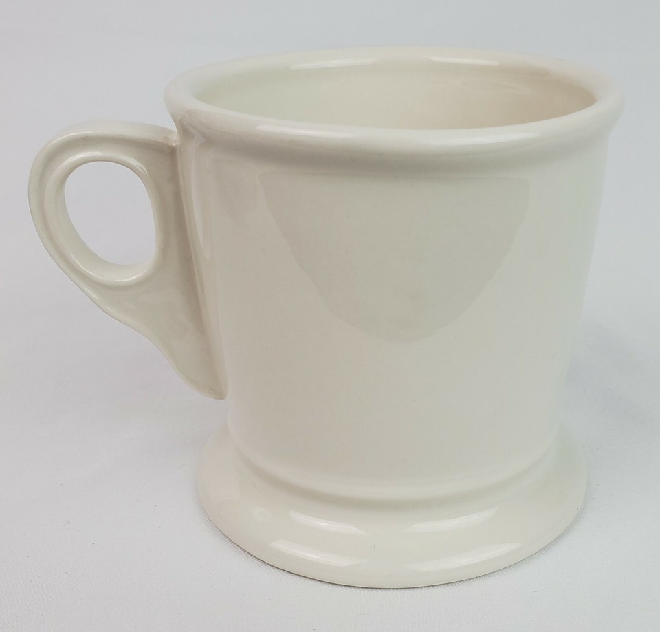 Anthropologie Monogram Alphabet Initial Mug Letter M Shaving Style | eBay