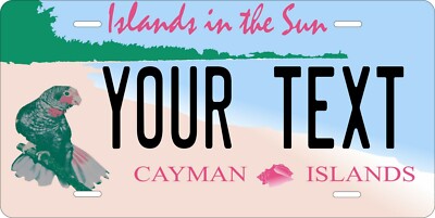 Cayman Islands In Sun License Plate Personalized Custom Auto Bike ...