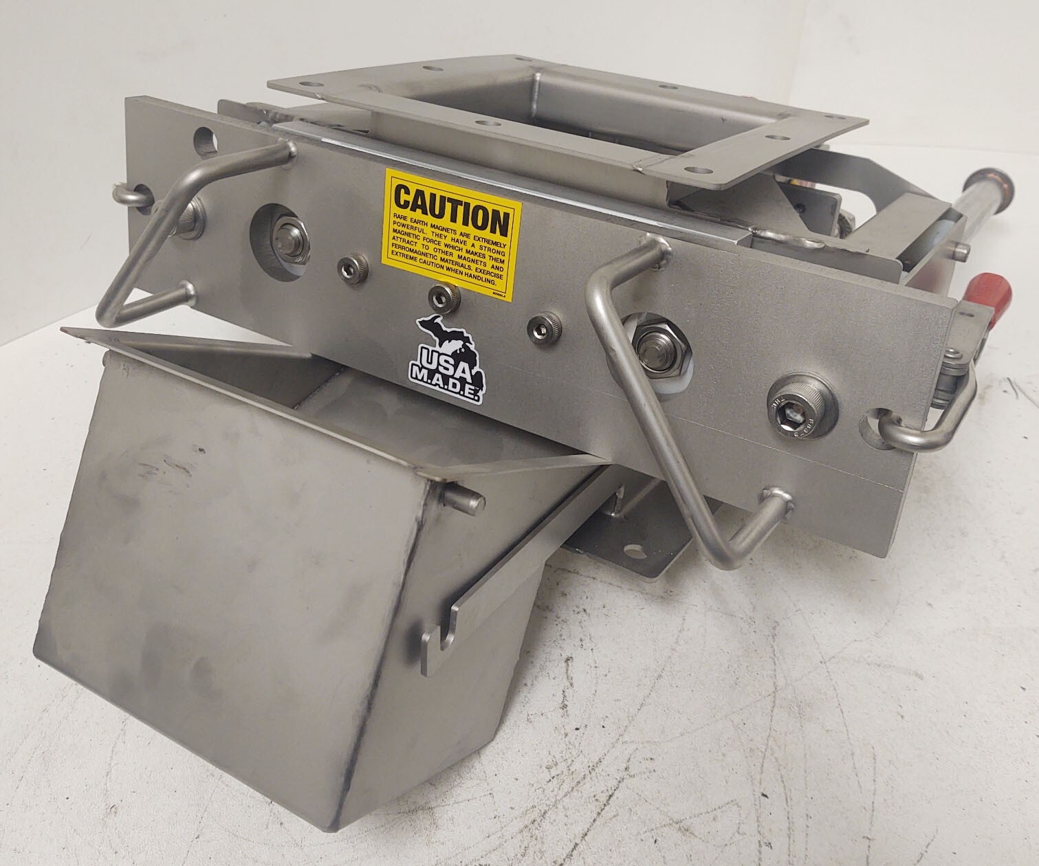 Industrial Magnet Hopper 6"x6" EZ Clean IMH0606RIEZE427 Grate Separator ...