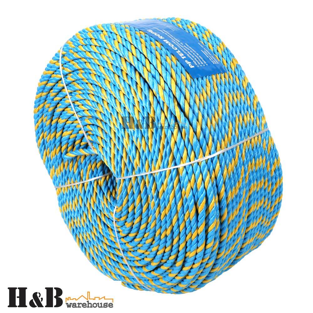 High Quality 6mm x 400M Telstra Parramatta Rope Coils Breaking Strength ...