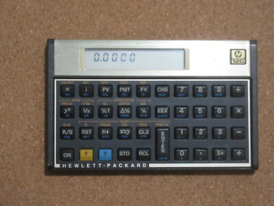 HP 12C Financial Programmable Calculator, 10 Digit LCD | eBay