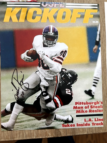 MIKE ROZIER SIGNED PHOTO 8X10 HEISMAN USFL PITTSBURGH MAULERS 1983 ...