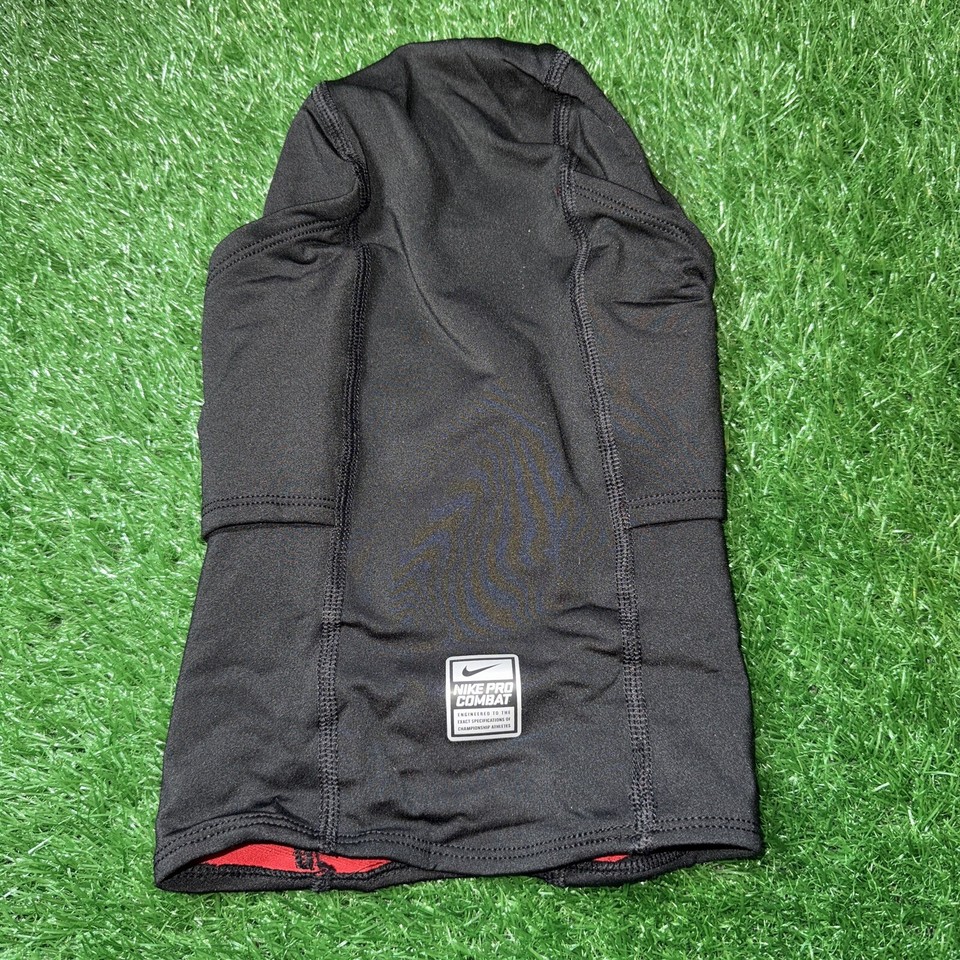 Nike Pro Combat HyperWarm HydroPull Hood Shiesty Ski Mask Black Red New ...