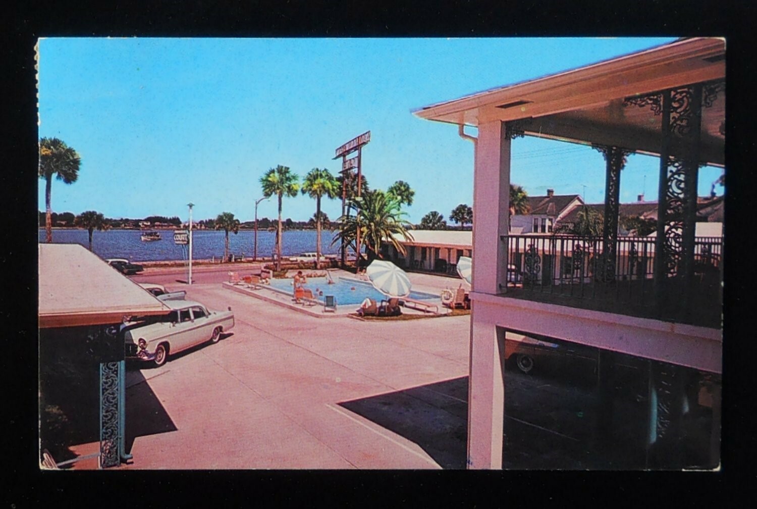 1960 Swimming Pool Casa Marina Motor Court J. A. Whetstone Bay St ...