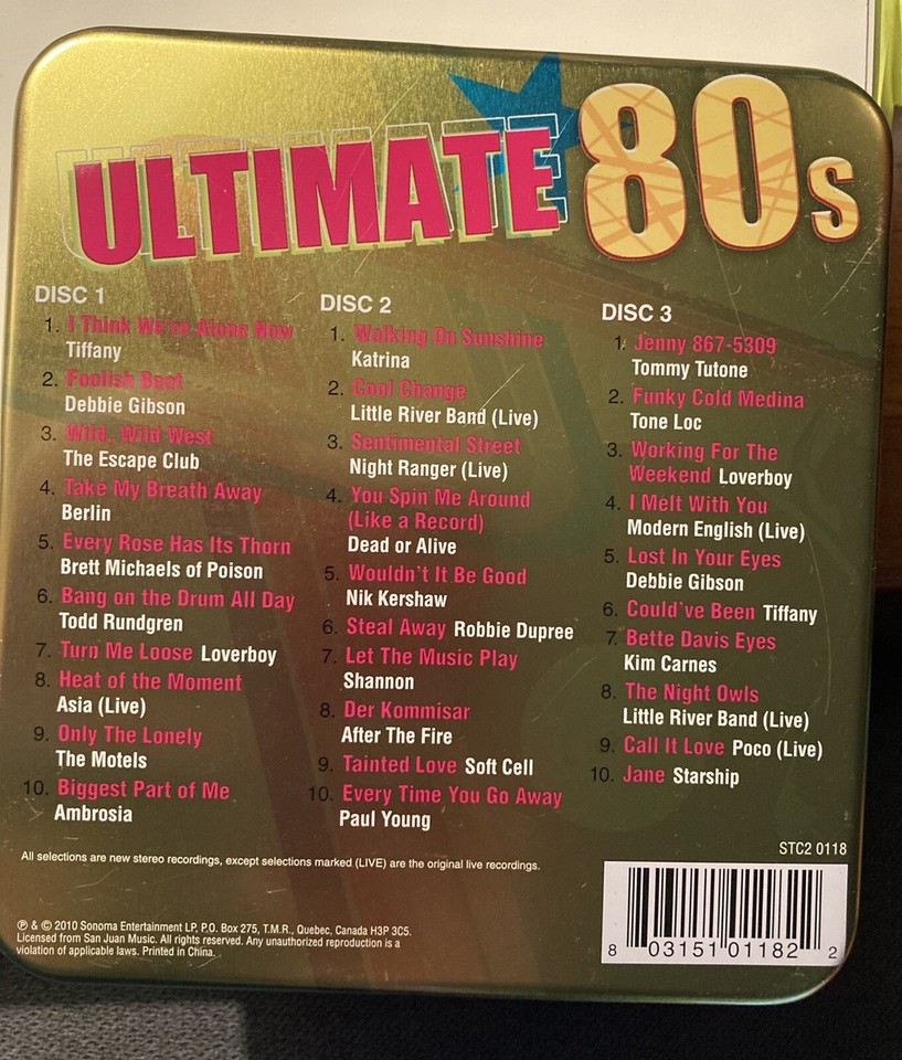 Various Artists: Collector’s Edition Ultimate 80S Rock CD 803151011822 ...