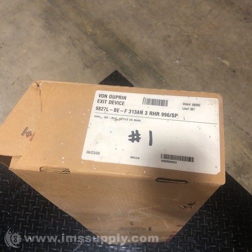 Von Duprin 9827L-BE-F 313AN 3 RHR 996/SP Vertical Rod Device FNOB | eBay UK