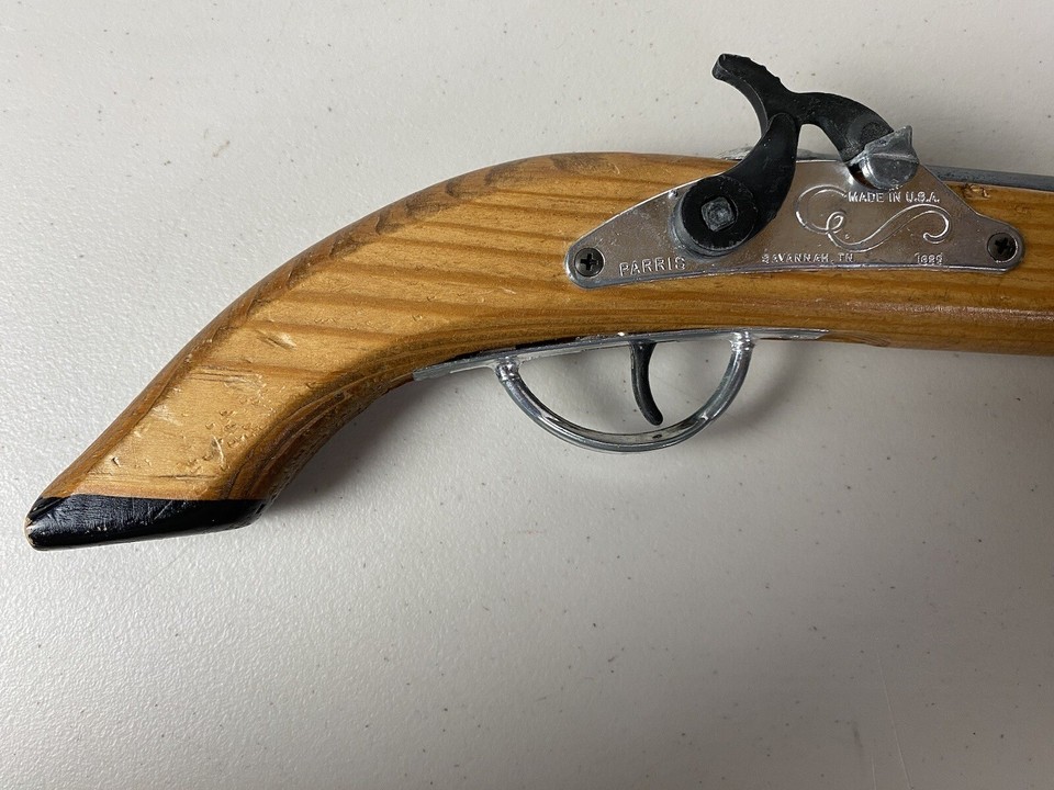 Vintage TOY Cap Gun Pistol Civil War Replica Parris Mfg. Co. Savannah ...
