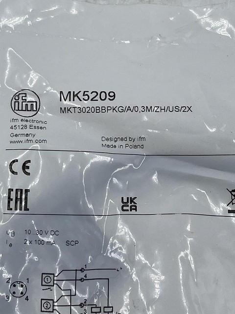 ifm MK5209 Dual Cylinder Position Sensor Reed Switch for sale online | eBay