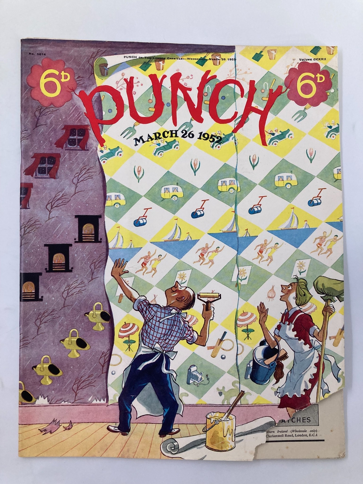 VTG Punch Magazine March 26 1952 WWII Cartoon & Humour No Label | eBay