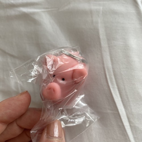 1 NEW NAUGHTY POOPING PIG KEYCHAIN SQUEEZE ANIMALS POOP TURD KEY RING ...