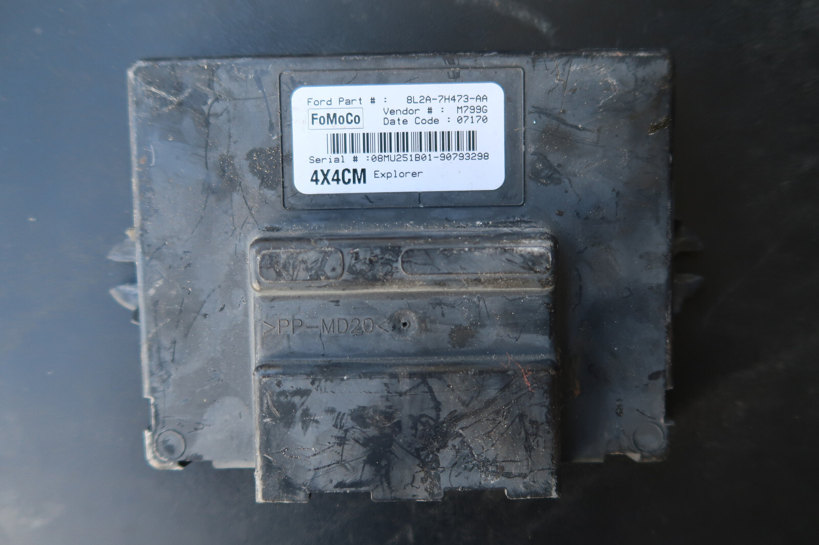 2007-2010 FORD EXPLORER TRANSFER CASE CONTROL MODULE (G5) 8l2a-7h473-aa ...
