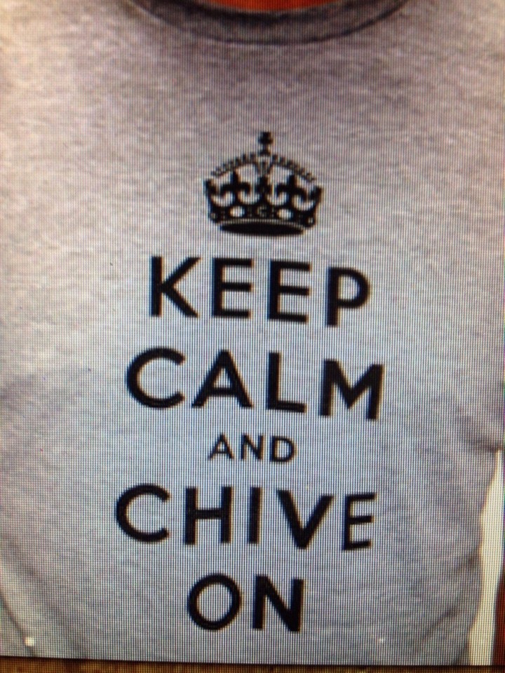 the Chive *Authentic* Keep Calm and Chive On Gray Men's t-shirt M L | eBay