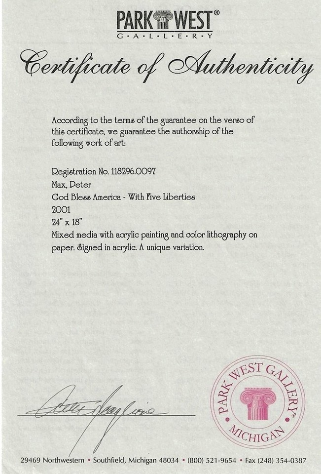 PETER MAX HAND SIGNED ORIGINAL ACRYLIC/MIXED MEDIA Unique Variation. | eBay