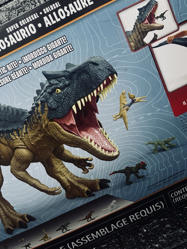 2023 Mattel Jurassic World Super Colossal Allosaurus (HRX53) | eBay
