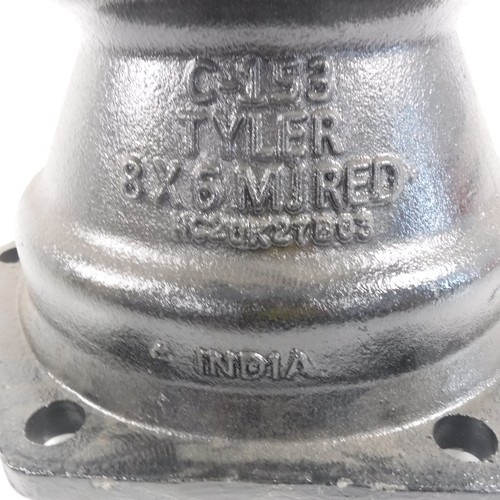 Tyler Union 8"x6" Ductile Iron 6-Bolt Mechanical Joint Short Body ...