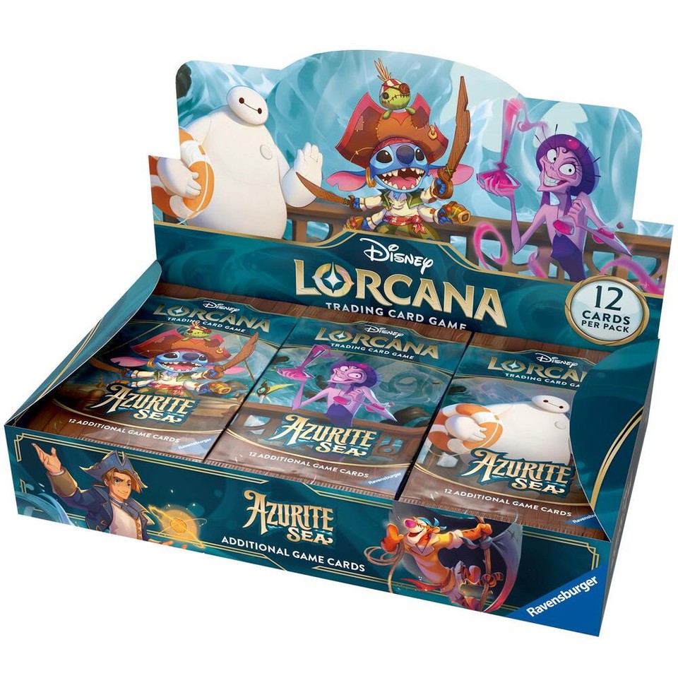 Disney Lorcana: Azurite Sea Booster Box - Azurite Sea | eBay
