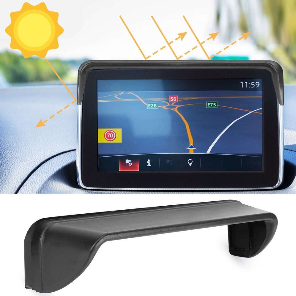 Car GPS Navigation Hood Visor Radio Sun Shade Anti-Glare Cover ...