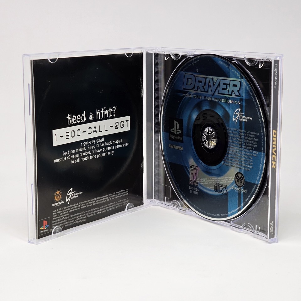 Driver (PlayStation 1 PS1) Black Label CIB COMPLETE & TESTED ...