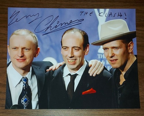 Terry Chimes Signed 8x10 Photo, Original Drummer from The Clash | eBay