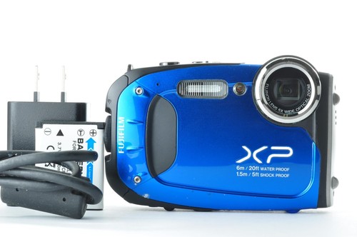 【Near Mint】FUJIFILM FinePix XP60 16MP Compact Digital Camera Blue ...