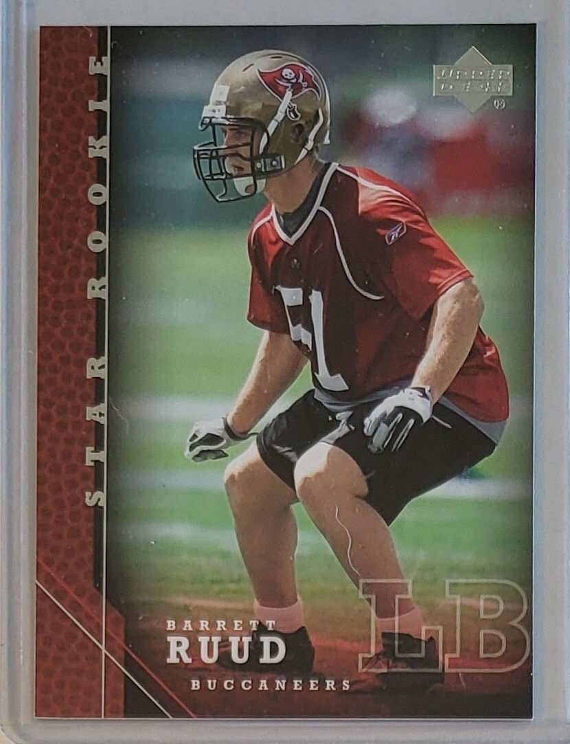 2005 Upper Deck Star Rookie #248 Barrett Ruud Tampa Bay Buccaneers ...