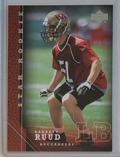 2005 Upper Deck Star Rookie #248 Barrett Ruud Tampa Bay Buccaneers ...