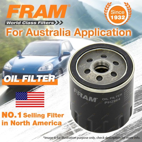 Fram Oil Filter for TOYOTA HILUX VZN130R PETROL 3.0 3VZ-E 6Cyl Refer ...