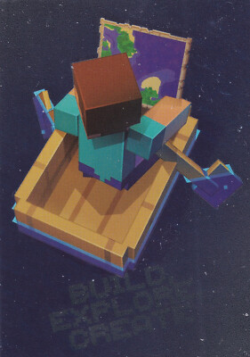 BUILD EXPLORE CREATE MINECRAFT HERO CARD # 4 | eBay.de