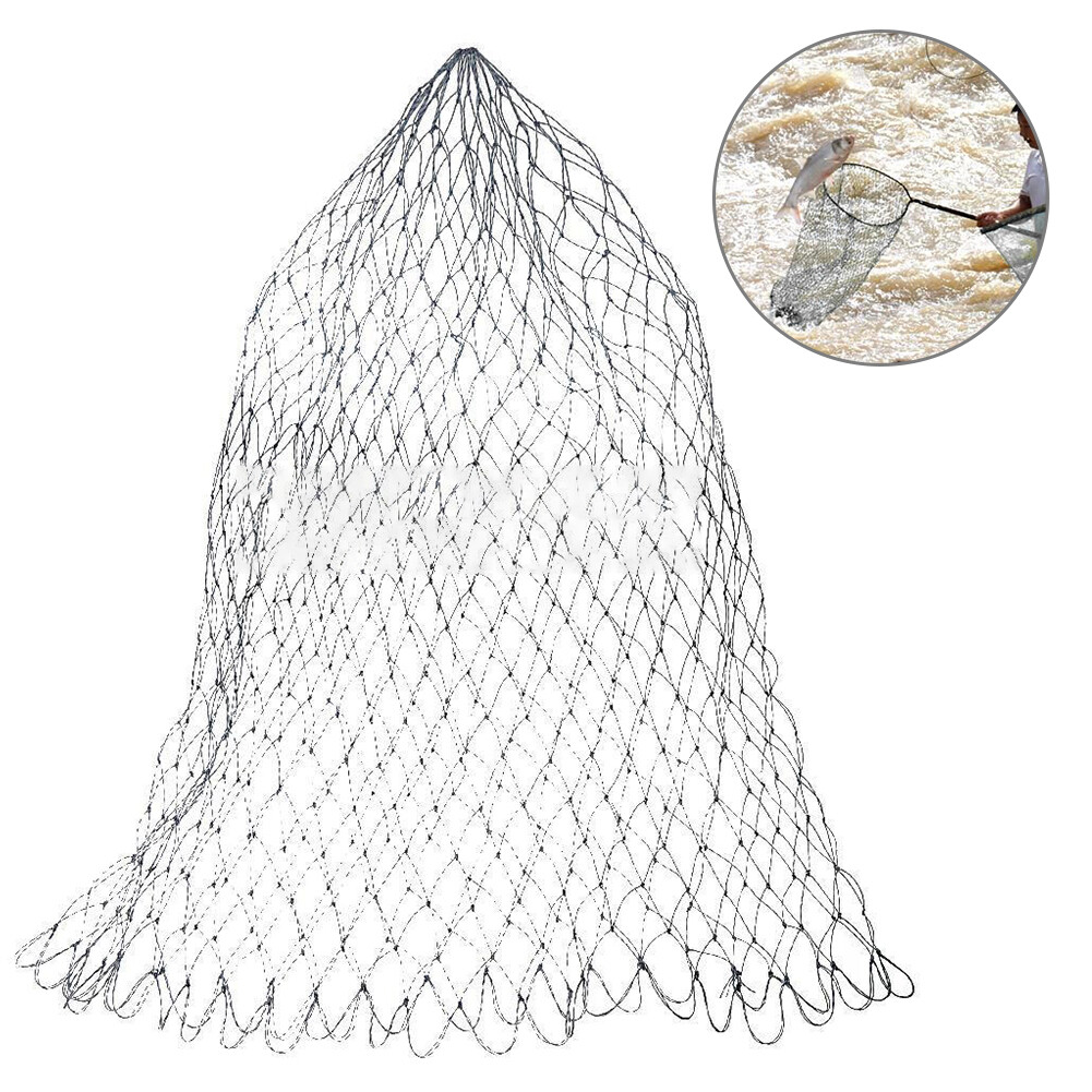 Replacement Fishing Landing Net Rhombus Mesh Fishing Net Nylon ...