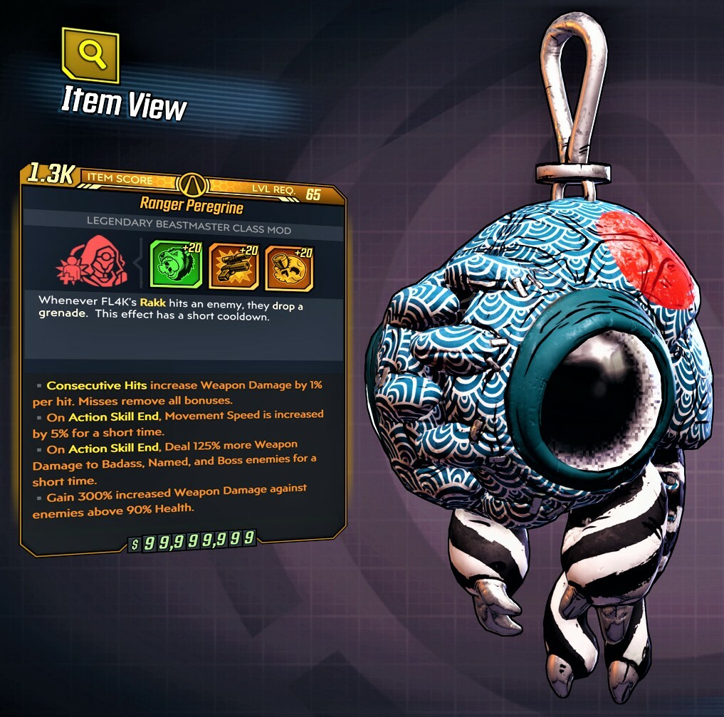 (XBOX) Borderlands 3 MODDED Ranger Peregrine Level 65 KRIEG DLC | eBay