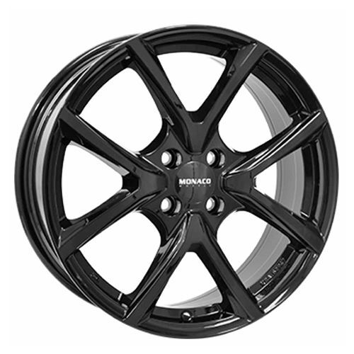 1x MONACO WHEELS MONACO CL2 black glossy 7.0Jx17 5x100 ET37 ...