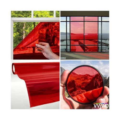 VViViD Transparent Colorful Vinyl Window Tinting Sheets (1.49ft x 5ft ...