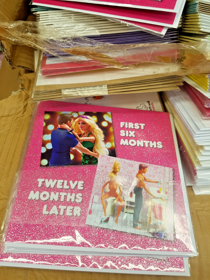 1000 Barbie style joke CARDS job lot shop FREE POST sale CLEARANCE FREE ...