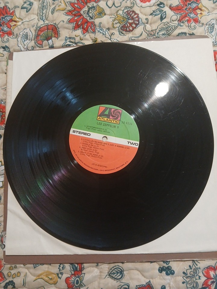 LED ZEPPELIN - II - USA - BOB LUDWIG HOT MIX - Presswell -Free Shipping ...