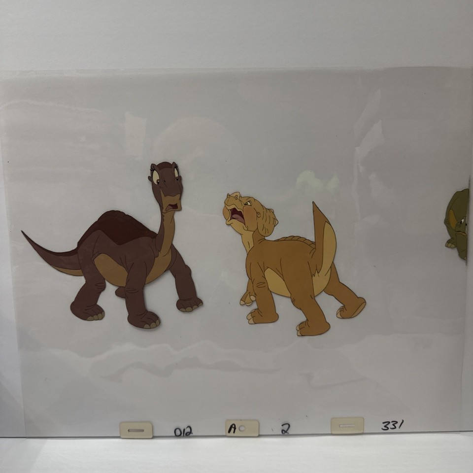 The Land Before Time 1988 Movie Animation Production Cel Littlefoot ...