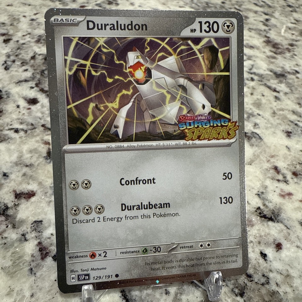 Duraludon 129/191 Surging Sparks Promo Near Mint Pokemon TCG 🔥 stamped ...
