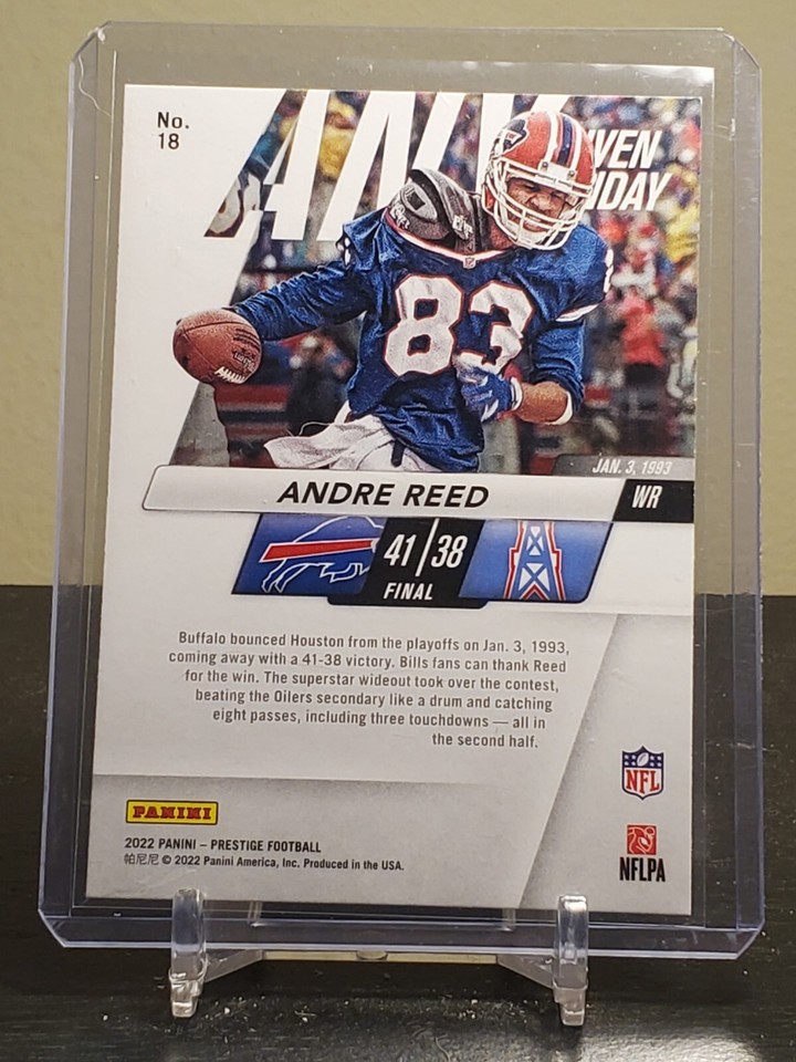 2022 Prestige - ANDRE REED - Any Given Sunday - Bills #18 | eBay
