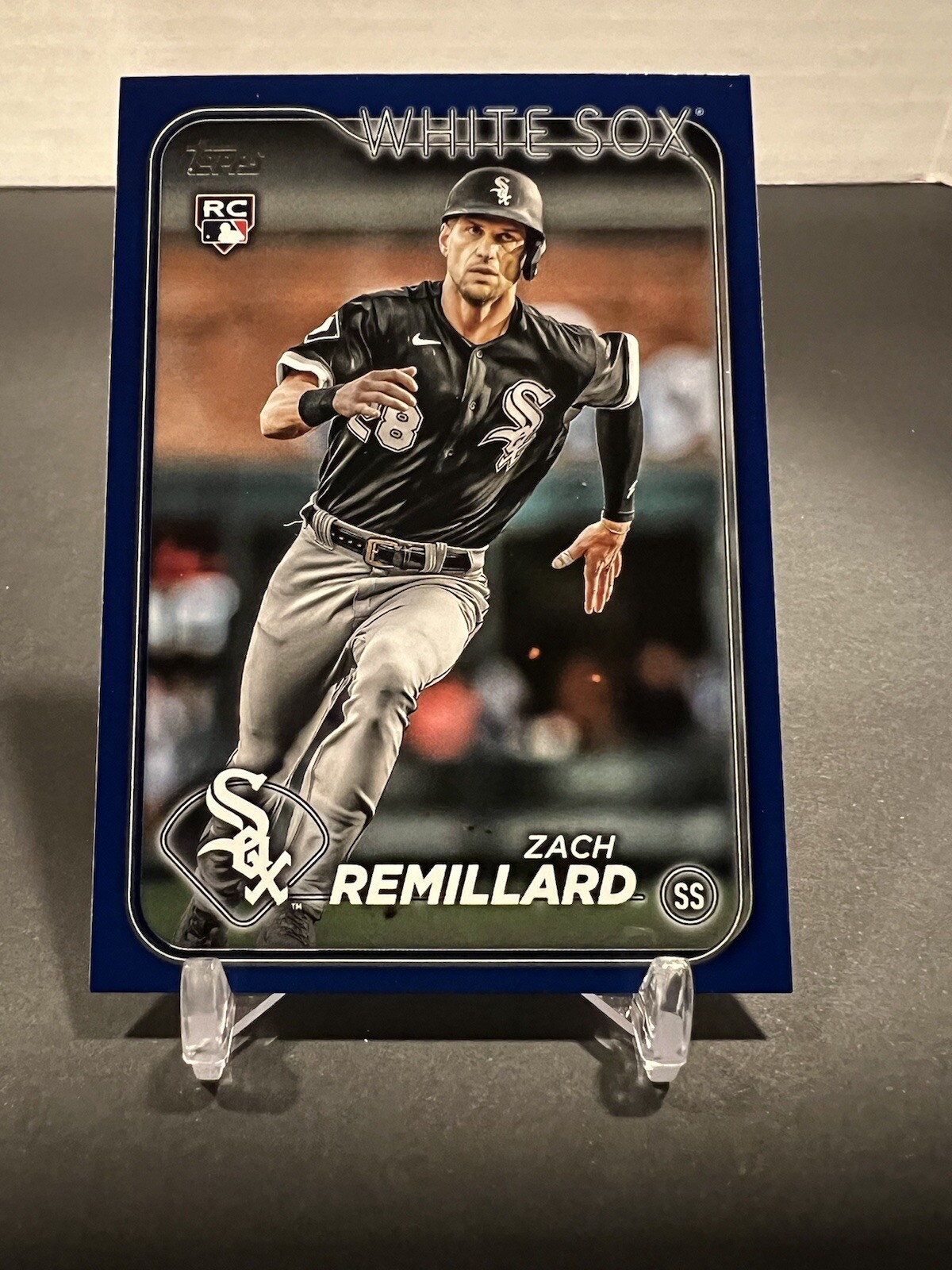 2024 Topps Series 1 #222 Zach Remillard Royal Blue Parallel RC Chicago ...