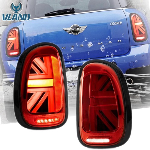 LED Red Tail Lights For 2010-2016 BMW Mini Cooper Countryman R60 Black ...