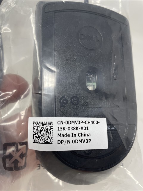 Dell 49PR0 Optical USB Wired Scroll Wheel Black Mouse Ms116c for sale ...