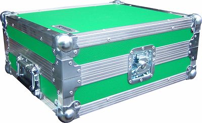 Technics SL1210 Turntable DJ Deck Swan Flight Case (Green Rigid PVC) | eBay