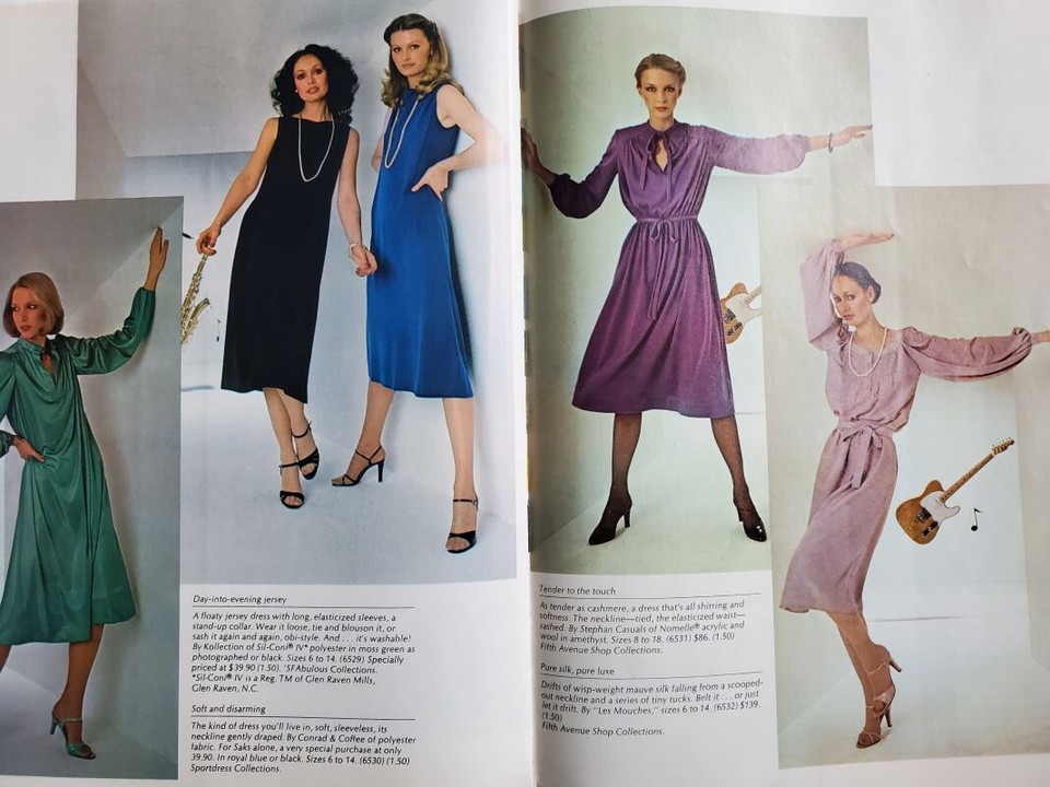 Summer 1978 Saks Fifth Avenue Folio Fashion catalog Lisa Cooper RARE | eBay