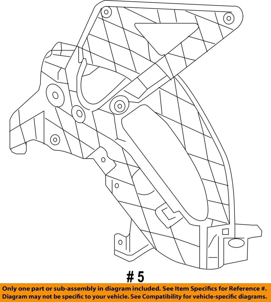 GM OEM 19-22 Silverado 1500 LD Bumper Components-Side Bracket 84219066 ...