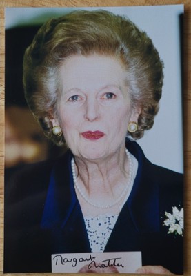 Margaret Thatcher genuine signed 6x4 photograph | eBay