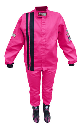 PINK KIDS FIRE SUIT RACE SUIT 2 PIECE JACKET & PANTS SFI 3.2A/1 SIZE 5 ...
