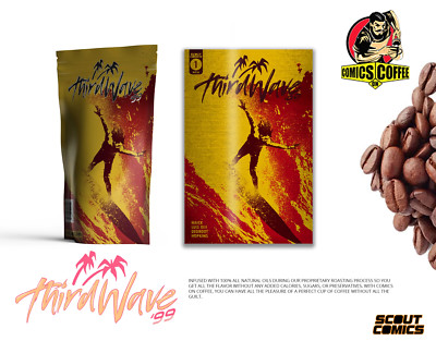 Third Wave 99" #1 Metal Cover & 12 oz Bag Of Coffee Combo - Comics On ...