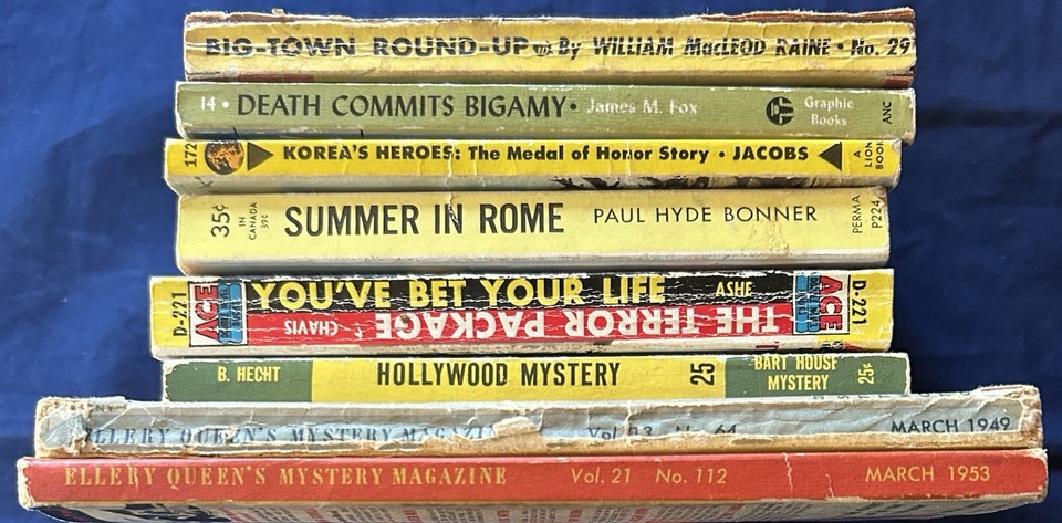 Vintage Pocket Book Lot Of 8 Pocket Books 1920s-50s - Rare -Various ...